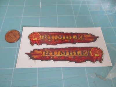 DUAL SMALL RUMBLE Sticker / Decal ORIGINAL OLD STOCK RACING | eBay