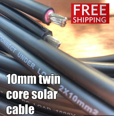 10 Meter DKSH 10mm DC twin Solar cable PV1-F Cable 10mmSq | eBay Australia