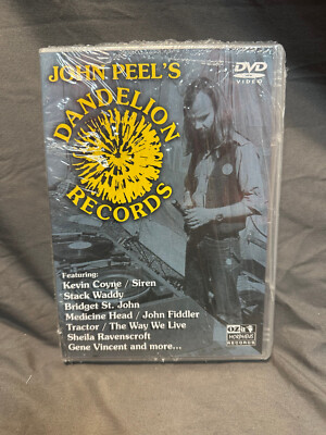 John Peel Dandelion Records DVD SEALED Siren Stack Waddy Medicine Head ...