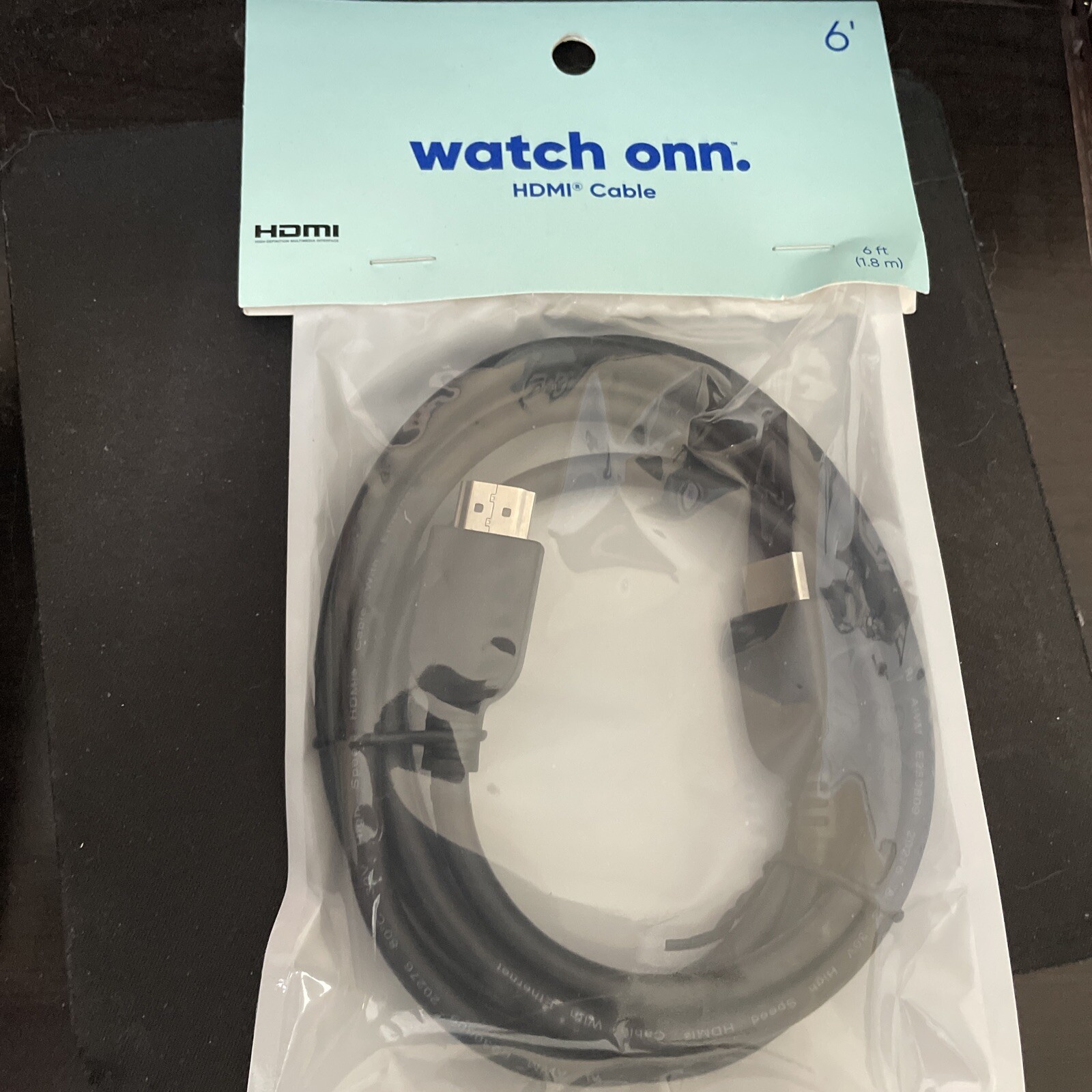 Onn 6ft 4K HDMI Cable Connects High-Definition A/V Devices NEW | eBay