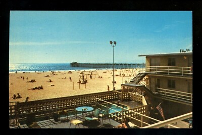 California CA postcard Hermosa Beach, Sea Sprite Apartment Motel hotel ...