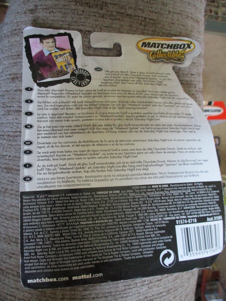 Matchbox Collectibles Saturday Night Live Ford Truck 1976 Belushi ...