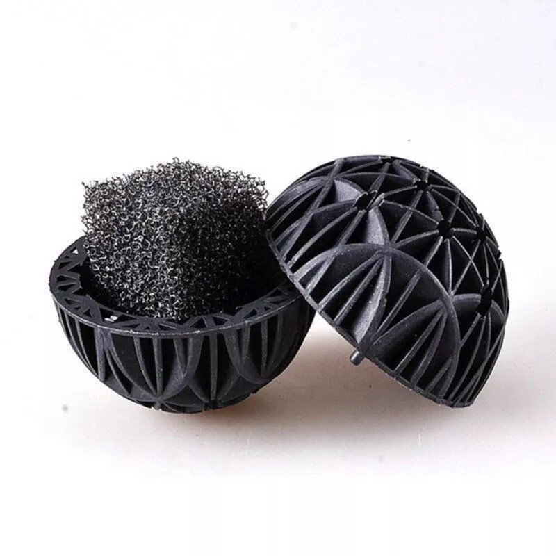 500Pcs Bio Balls Fish Tank Filter Aquarium Media 16mm Dia Canister Pond ...