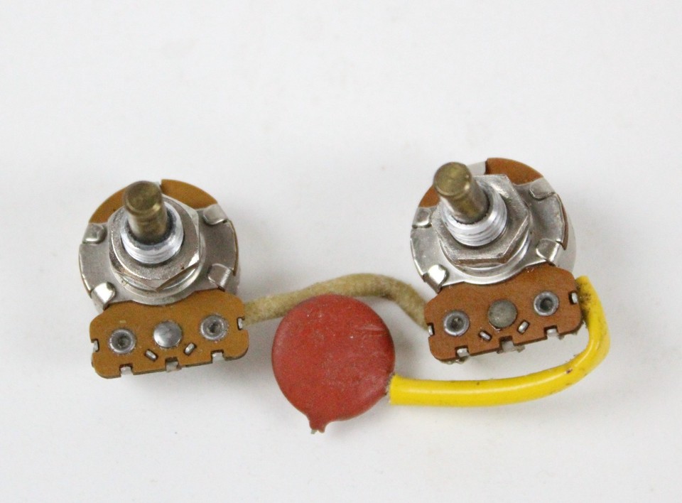 1964-1965 Fender Rhythm Circuit Volume/Tone Pot Set Pre-CBS USA 1960s ...
