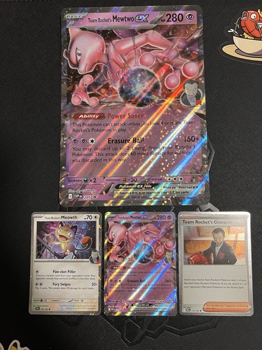 Team Rocket’s Mewtwo Ex Collection Box Promo Cards | eBay