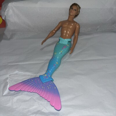 Ken Hybrid Rooted Hair Ooak Barbie Dreamtopia Merman Blonde Doll ...