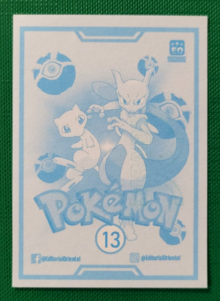 POKEMON Mew vs Mewtwo EO Sticker #13 MEWTWO 2021 PERU South America ...