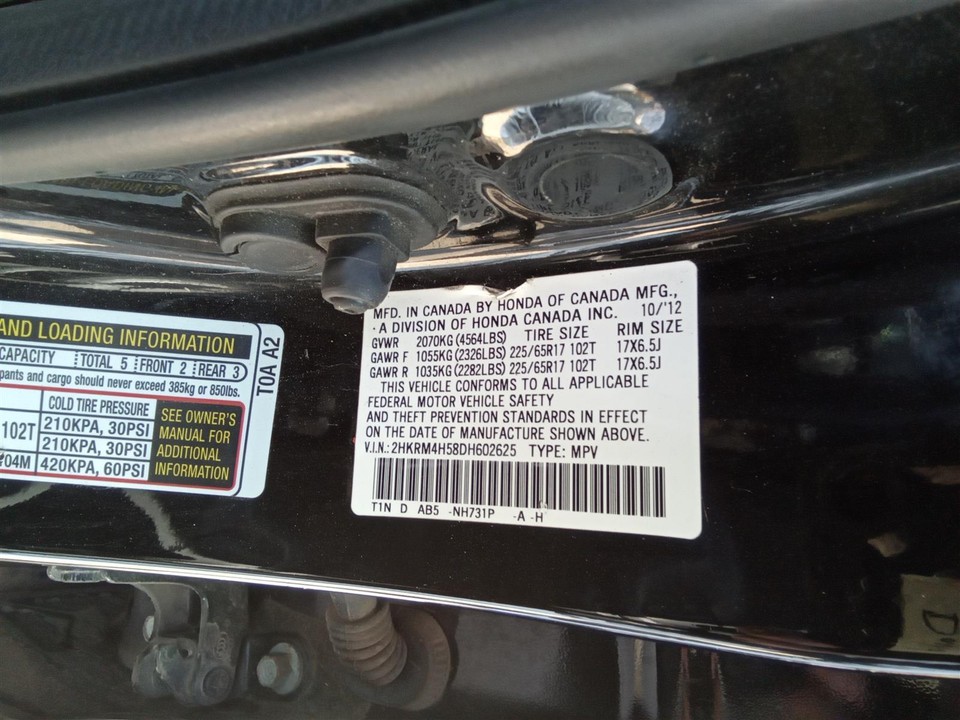 Used Rear Suspension Stabilizer Bar fits: 2013 Honda Cr-v Rear Rear ...