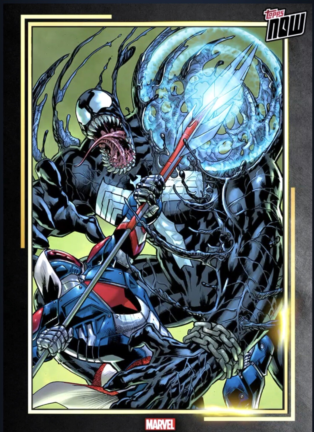 Topps Marvel Collect Topps NOW Jan 19 - Venom #4 - Gold Motion SR ...