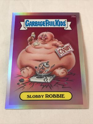 Garbage Pail Kids Slobby Robbie 2013 Topps Chrome Refractor Card #26a ...