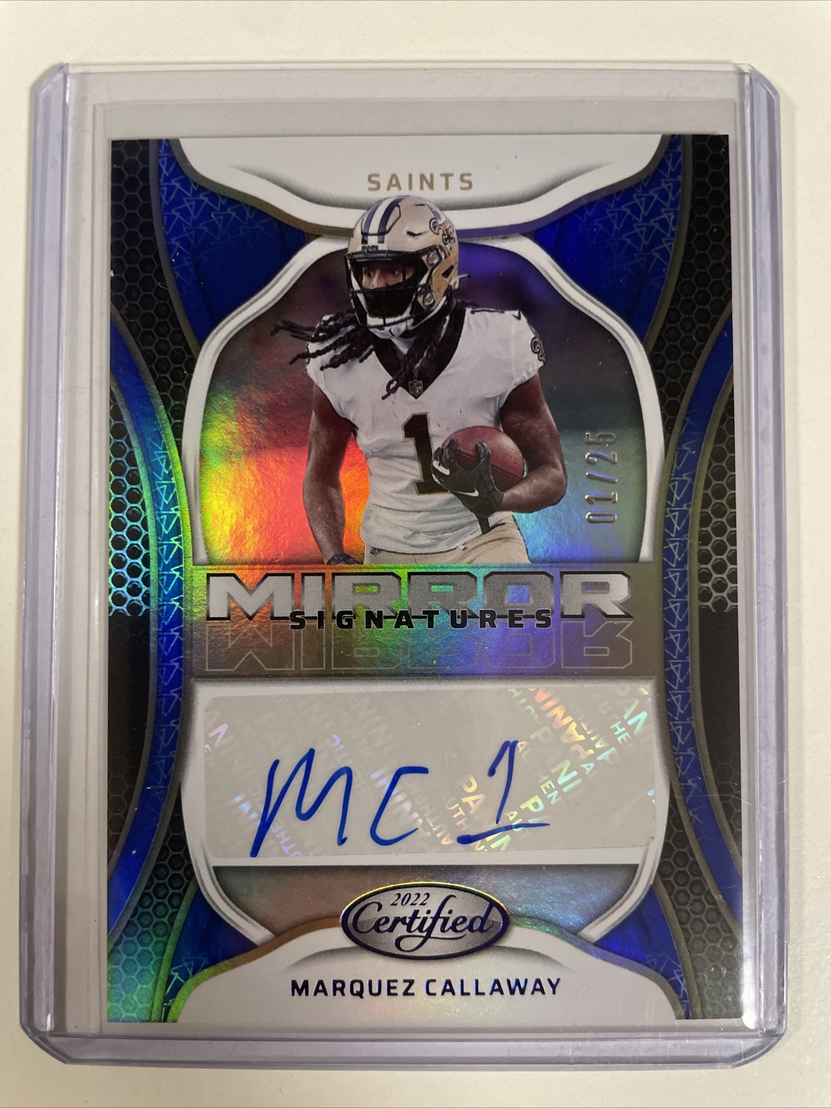 2022 Panini Certified Football MARQUEZ CALLAWAY Auto Mirror Signatures ...