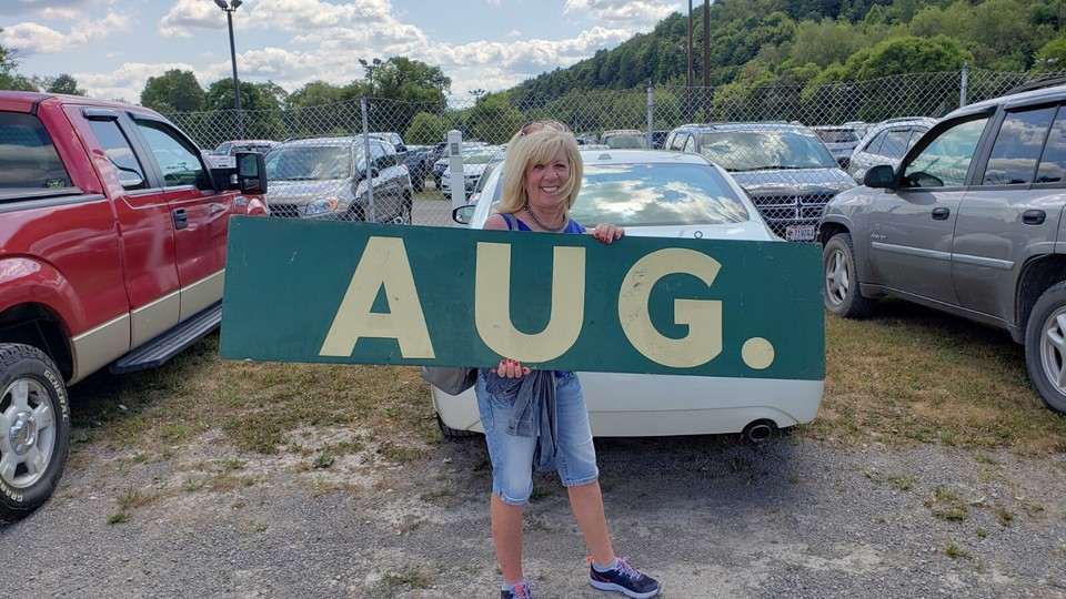 JUNE / AUG. scoreboard piece from Forbes Field - Home of the Pittsburgh ...