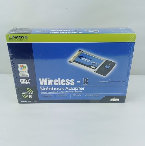 Linksys Wireless B Notebook Adapter WPC11 v.4 802.11b 11Mbps 2.4GHz New ...