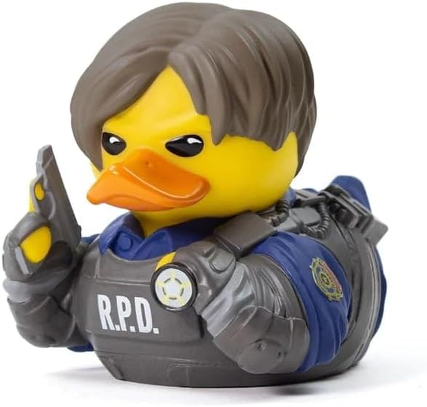 Leon Kennedy Collectible Vinyl Rubber Duck Figure Resident Evil TUBBZ ...