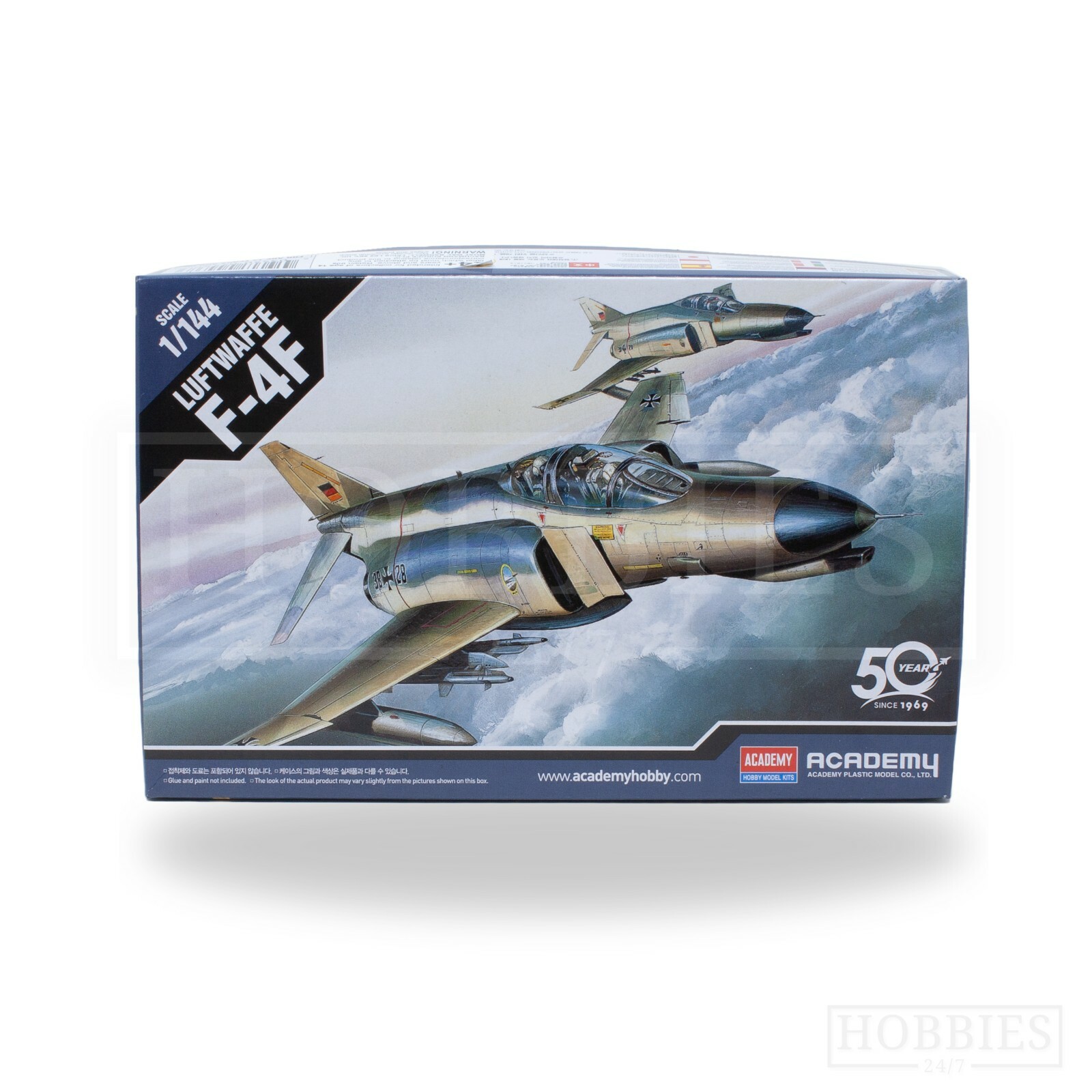 Academy 1/144 Scale Model Kits Jet Fighters F4F F16 F14 Mig -23 M29 ...