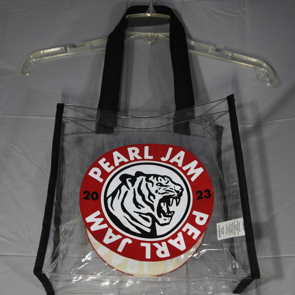 Pearl Jam Clear Tote 2023 Gigaton World Tour Festival Beach Bag Purse ...