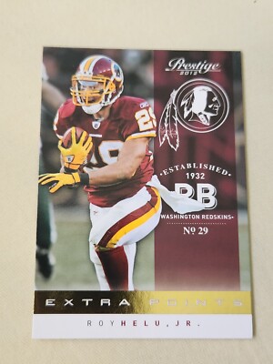 Roy Helu Jr. 2012 Prestige Extra Points Card #197 Never Played | eBay
