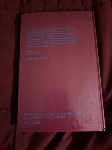 The Batsford Guide to Vintage Sports and Racing Cars [Hardcover ...