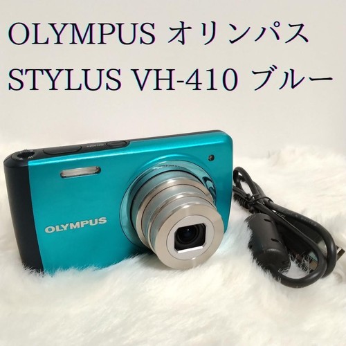 Olympus Stylus VH-410 Blue Digital Camera with Battery & Charger Used ...