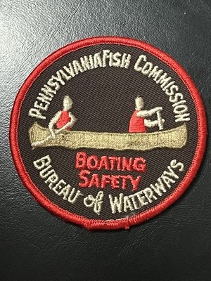 VINTAGE PENNSYLVANIA FISH COMMISSION “BUREAU OF WATERWAYS” BOATING ...