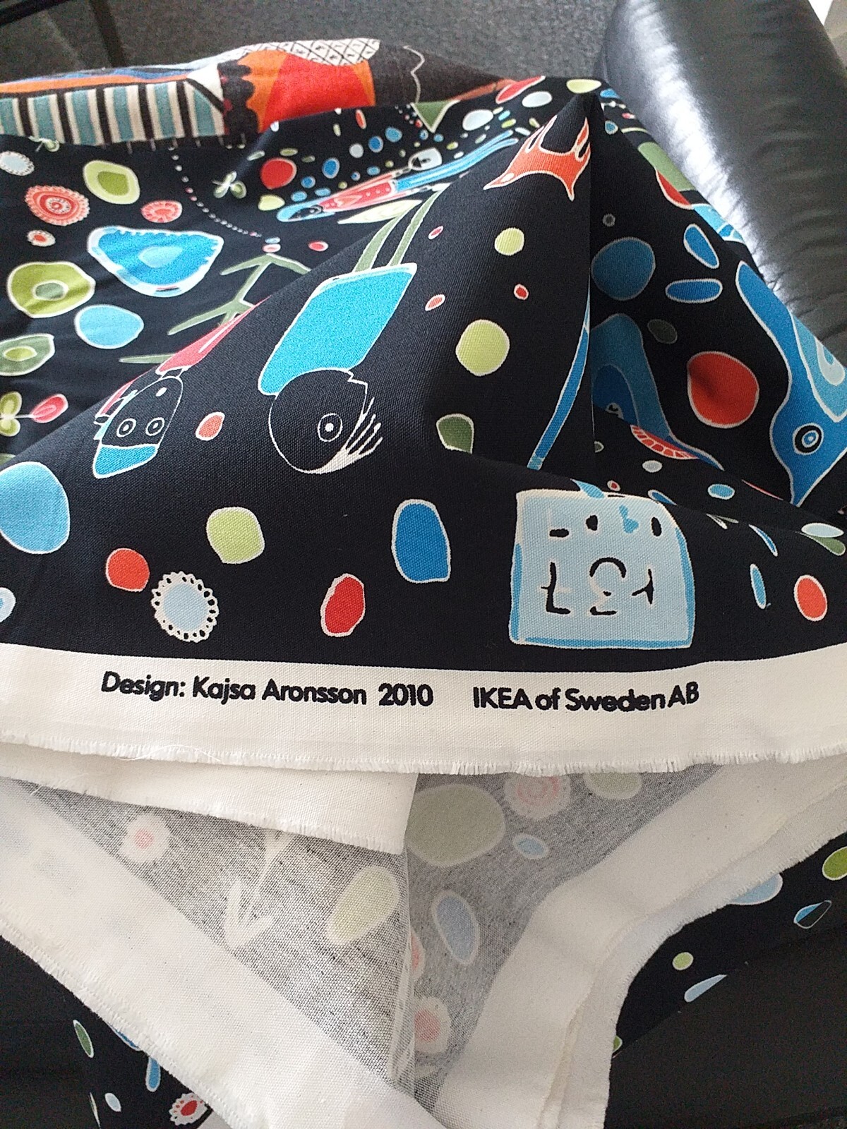 Kajsa Aronsson IKEA 2010 Bold Graphic Floral People bird tree naive ...