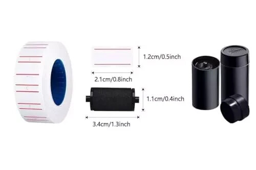 MX 5500 Price Gun Labels 20 Rolls 10000 Labels Total Includes 2 Ink ...