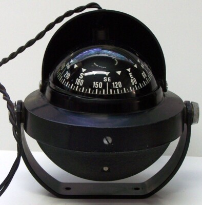 Aqua Meter boat ship marine compass red lighted self leveling Roseland ...