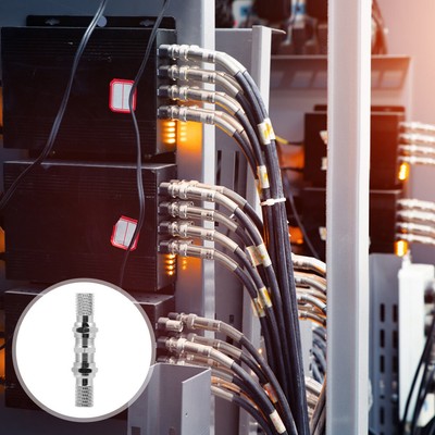 3 Sets F- Pin- Coaxial Tip Cable Coax Cable Connector Quick Coax ...