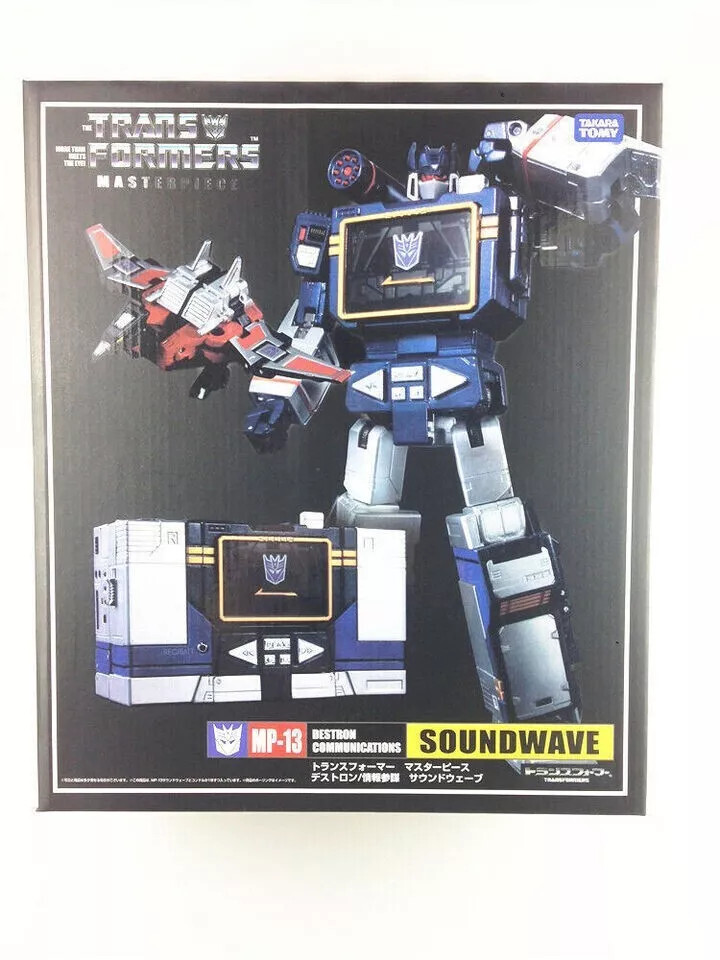 Transforms Masterpiece MP13 Soundwave Cassette Laserbeak 10“ Action ...