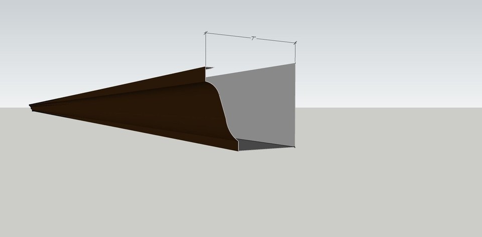 7 Inch 304 stainless steel inside gutter hangers 16 Gauge 1 box of 100 ...