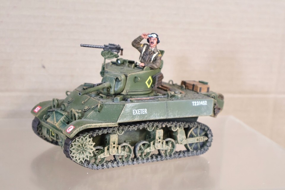 KING & COUNTRY DD223 D DAY BRITISH M3A3 STUART LIGHT TANK NORMANDY ol ...