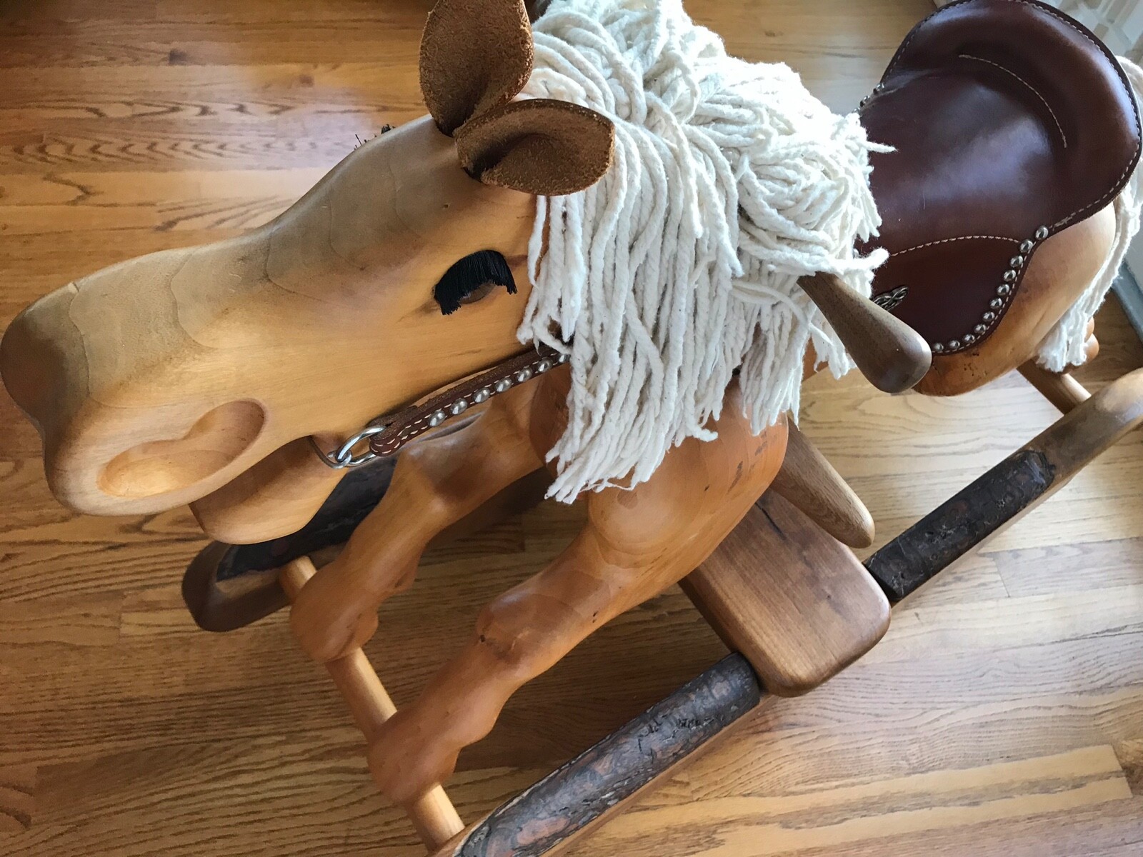 Russ Rural Childs Rocker Ride On Handmade Heirloom Signed 2001 Toy ...