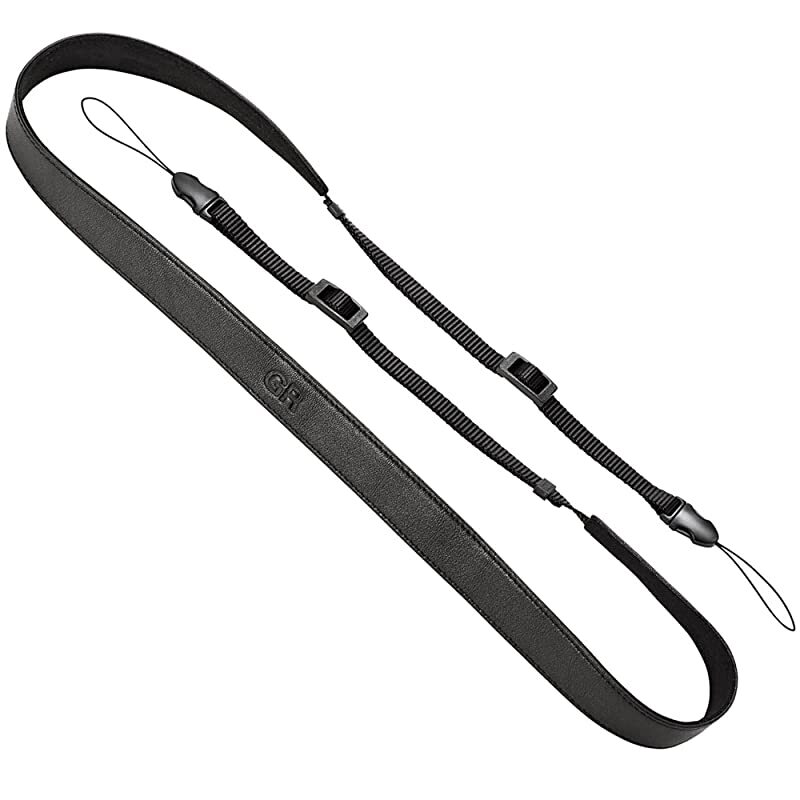 RICOH Neck Strap GS-3 Black 2-Point Hanging Neck Strap Japan +Tracking ...