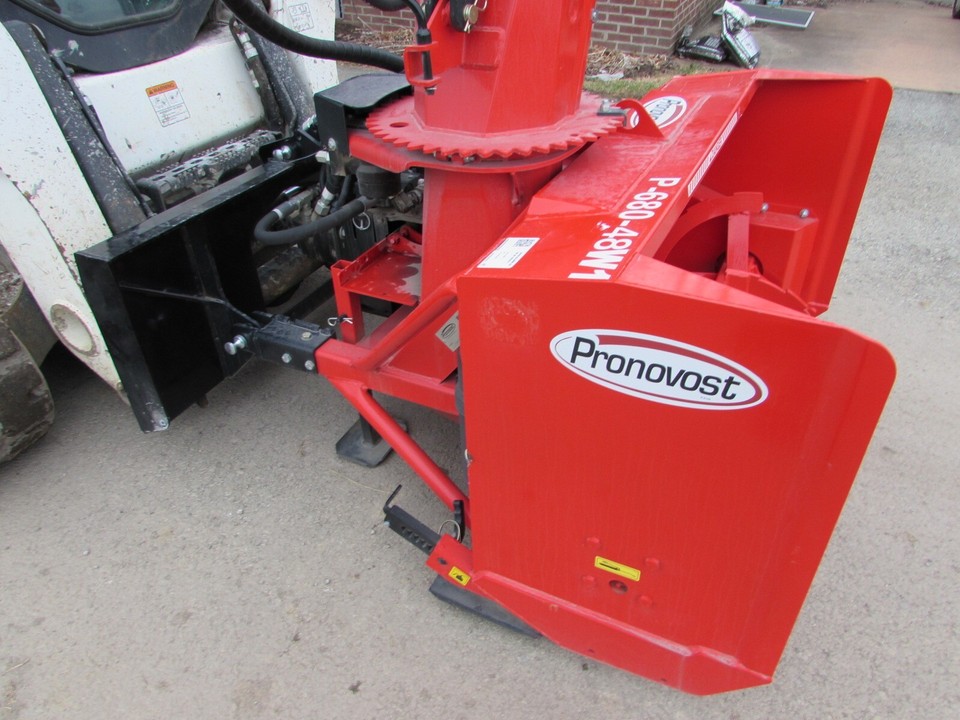 NEW PRONOVOST P680 48" SNOW BLOWER ATTACHMENT - FITS SKID STEER OR 3 ...