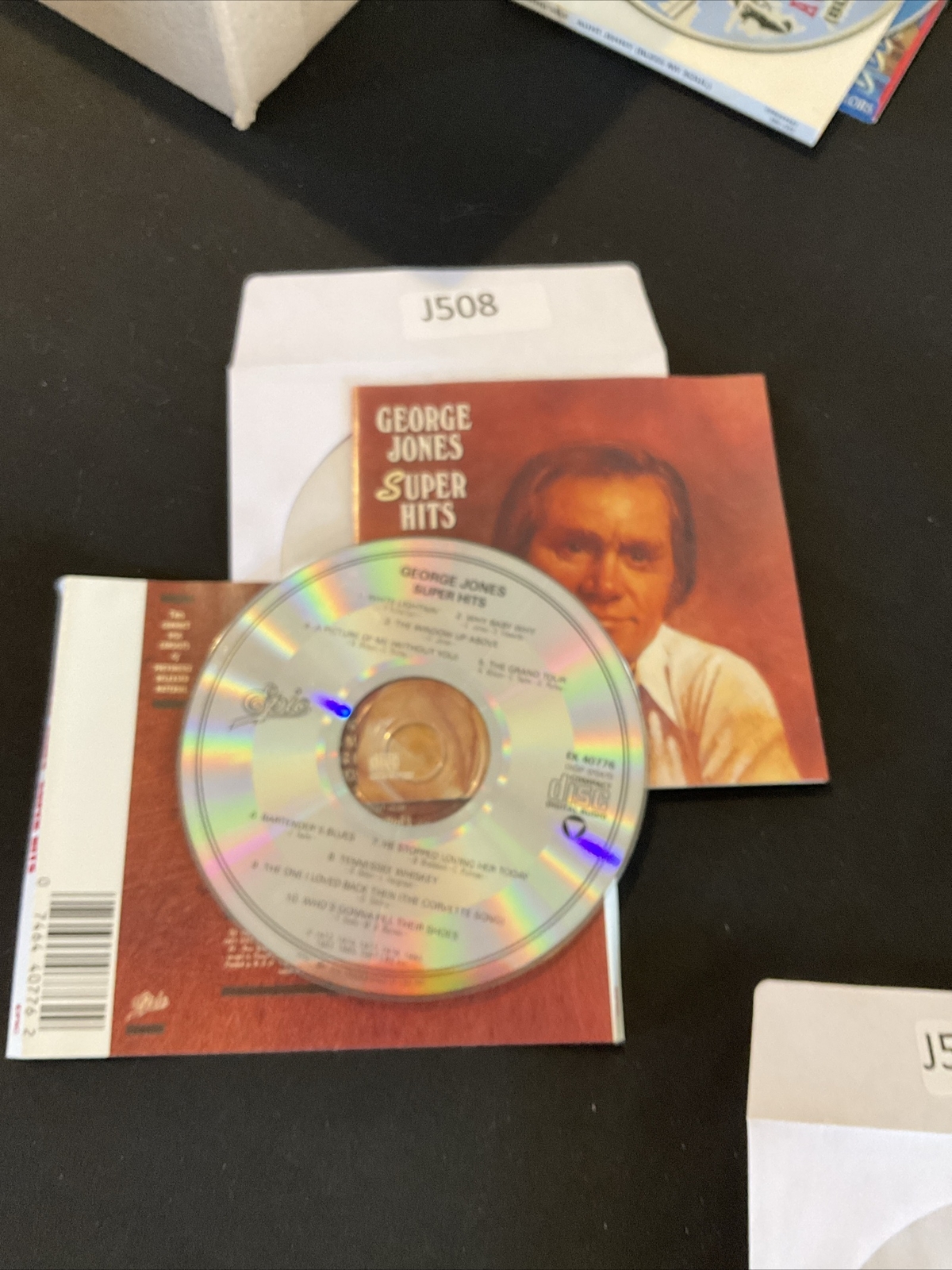 NO CASE#J508 Super Hits by George Jones (CD, Oct-1990, Columbia (USA ...