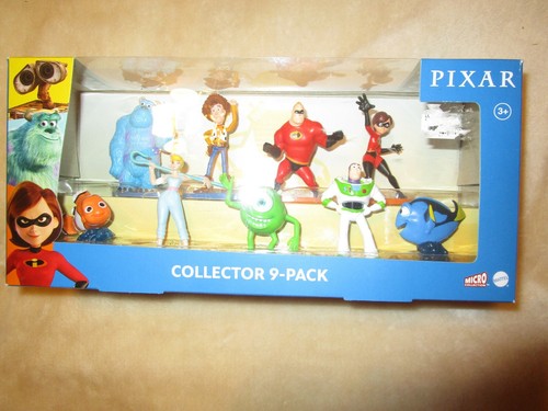 Mattel Disney Pixar Collector 9-pack figure set Woody Buzz Sulley Nemo ...