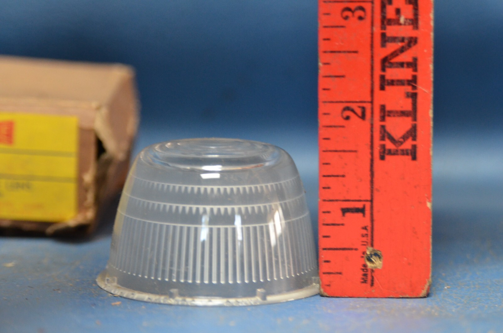 Vtg Yankee Turn Signal Backup Light Flat Top Beehive Lens Clear 2-1/2 ...