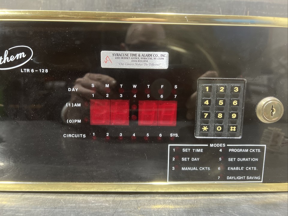 Lathem LTR6-128 Digital Master Clock Control Bell Ringer Time. Missing ...