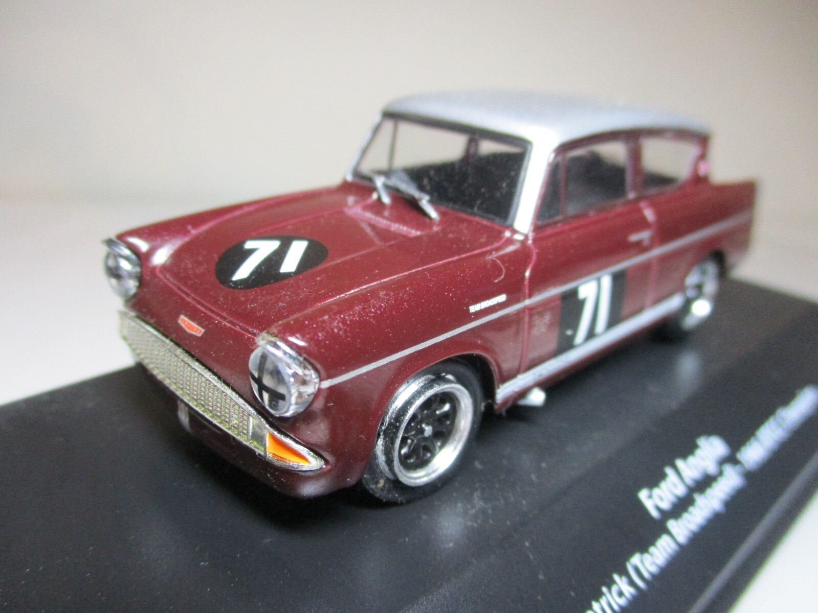 Atlas Editions 1/43 Ford Anglia #71 J.Fitzpatrick 1966 BTCC champion ...