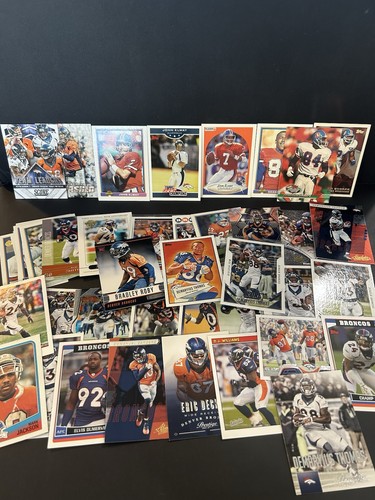 Denver Broncos 42 Card Lot No Duplicates - RCs/Base/Inserts 1988-2017 ...