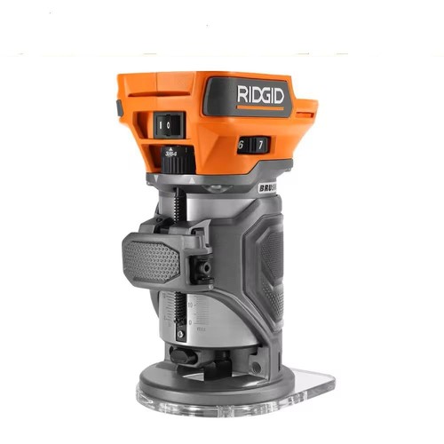 RIDGID 18V Brushless Cordless Compact Router (Tool Only) 18 VOLT ...
