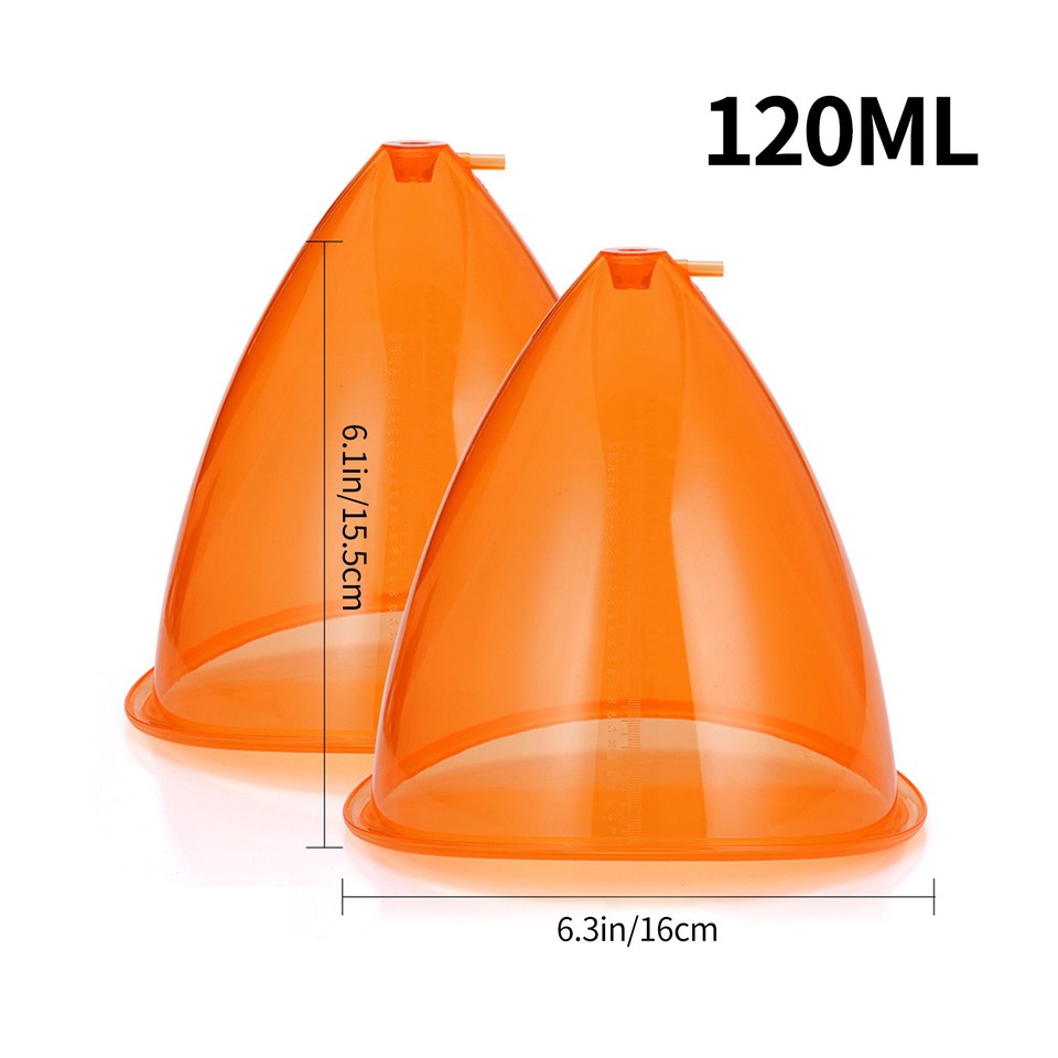 60-210ML Breast Enhance Cups Replacement For Breast Vacuum Enlargement ...