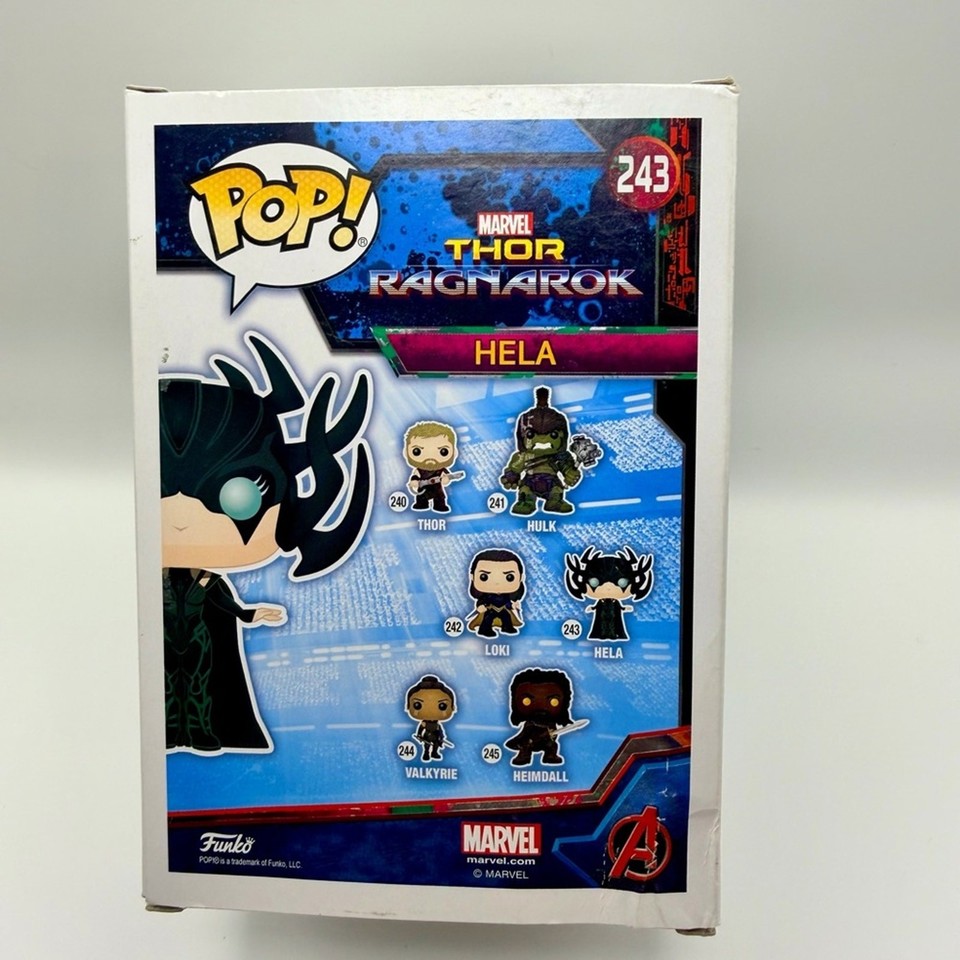 Hela #243 Thor Ragnarok Marvel Villain Funko Pop | eBay