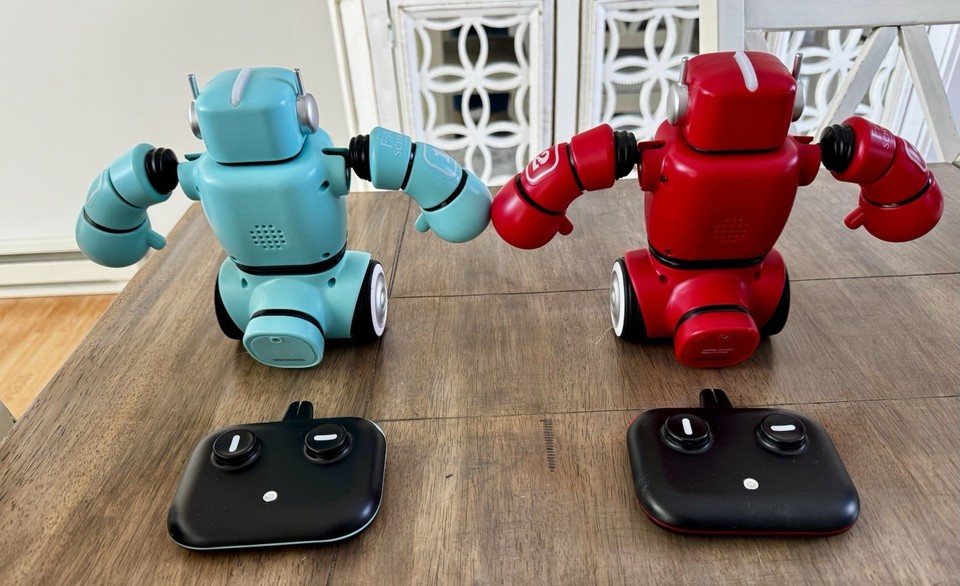 FAO Schwarz Robots Knockout Remote Control Boxing Set | eBay