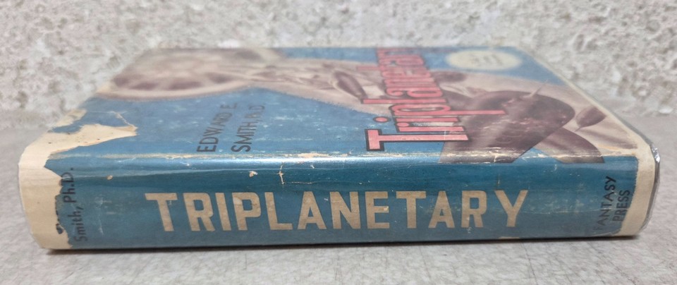 Edward E Smith Triplanetary 1st Edition Hardcover Book DJ 1948 A.J ...