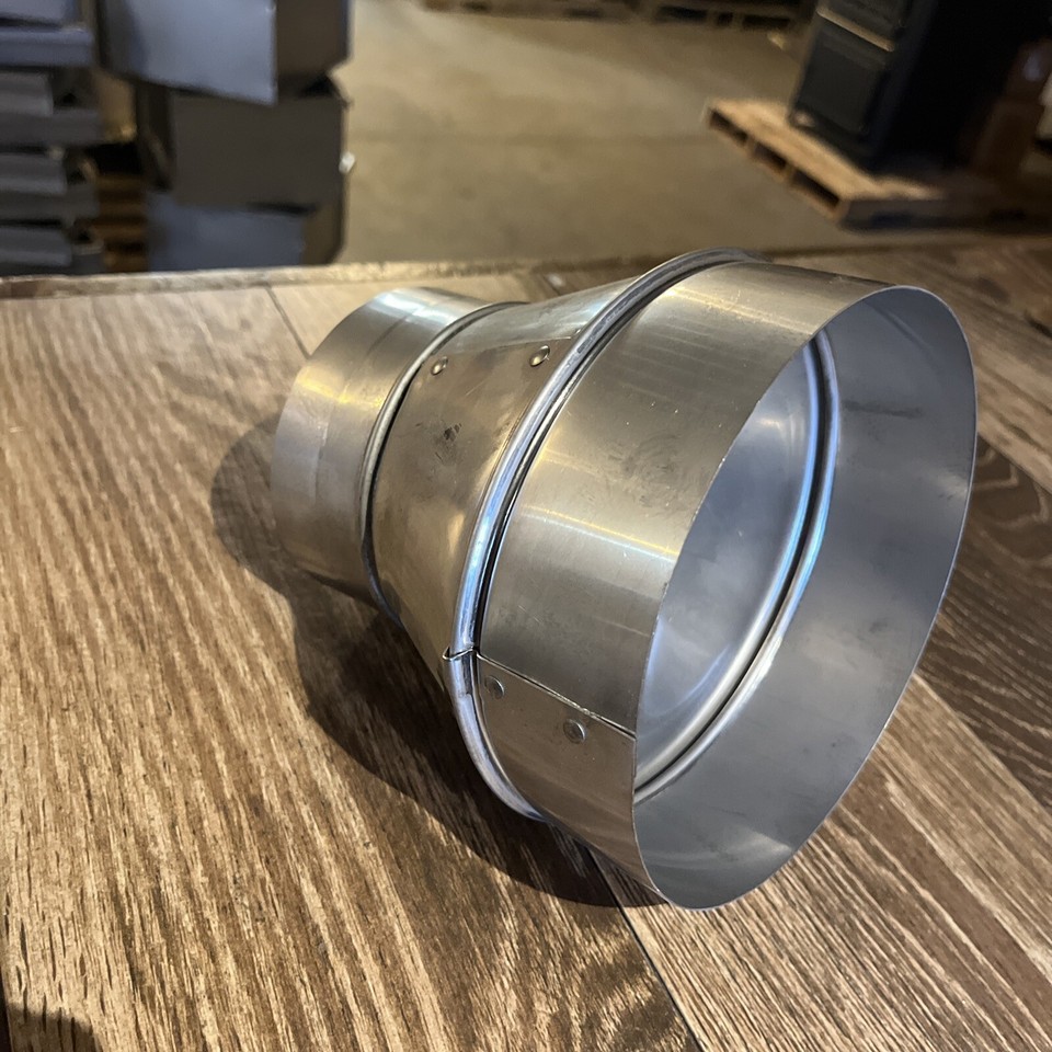 6” x 4” stainless steel stove pipe/chimney reducer/increaser | eBay
