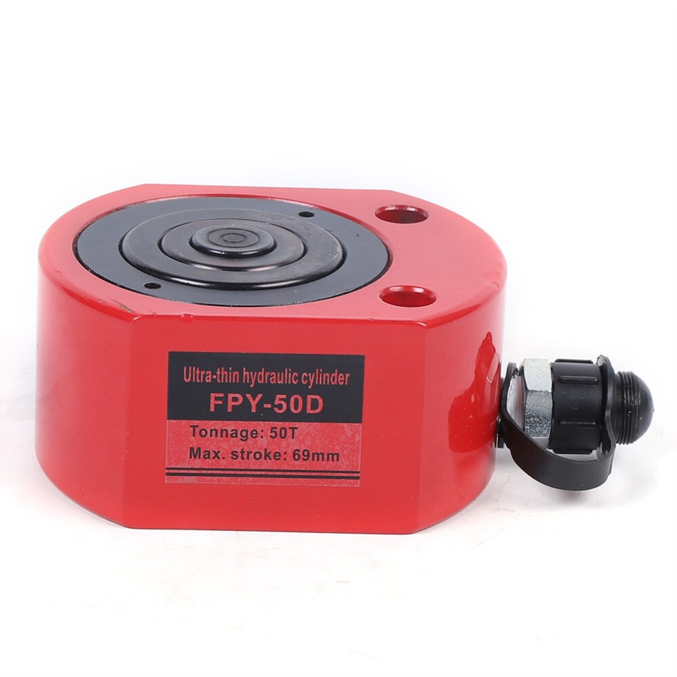 50 Ton Hydraulic Flat Jack Pancake Cylinder Ram 64MM for Machinery ...