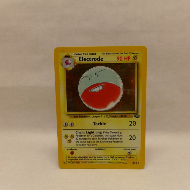 Pokémon TCG Electrode Jungle 2/64 Holo Unlimited Holo Rare for sale ...