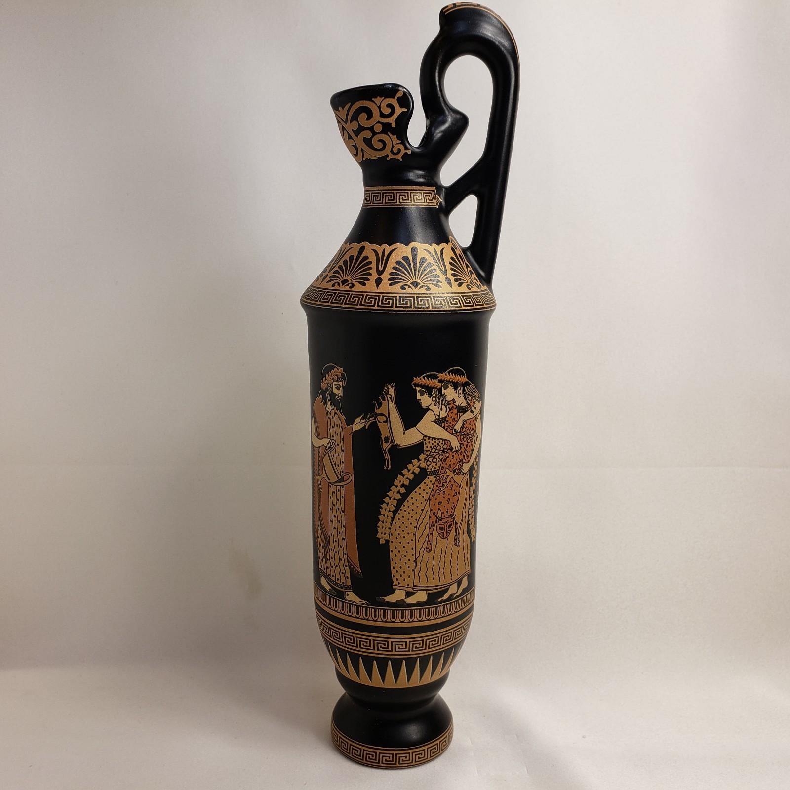 Goddess Hera Zeus Dionysus Maenads Ancient Greek Rare Art Pottery Vase ...