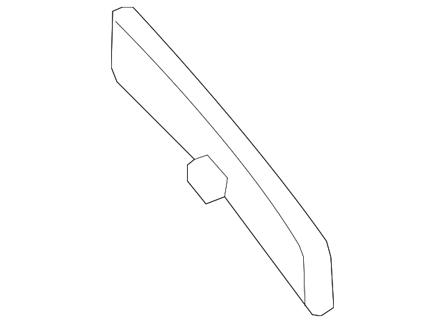 Genuine MERCEDES Bumper Trim Reflector Left Driver Side OEM 2228200774 ...